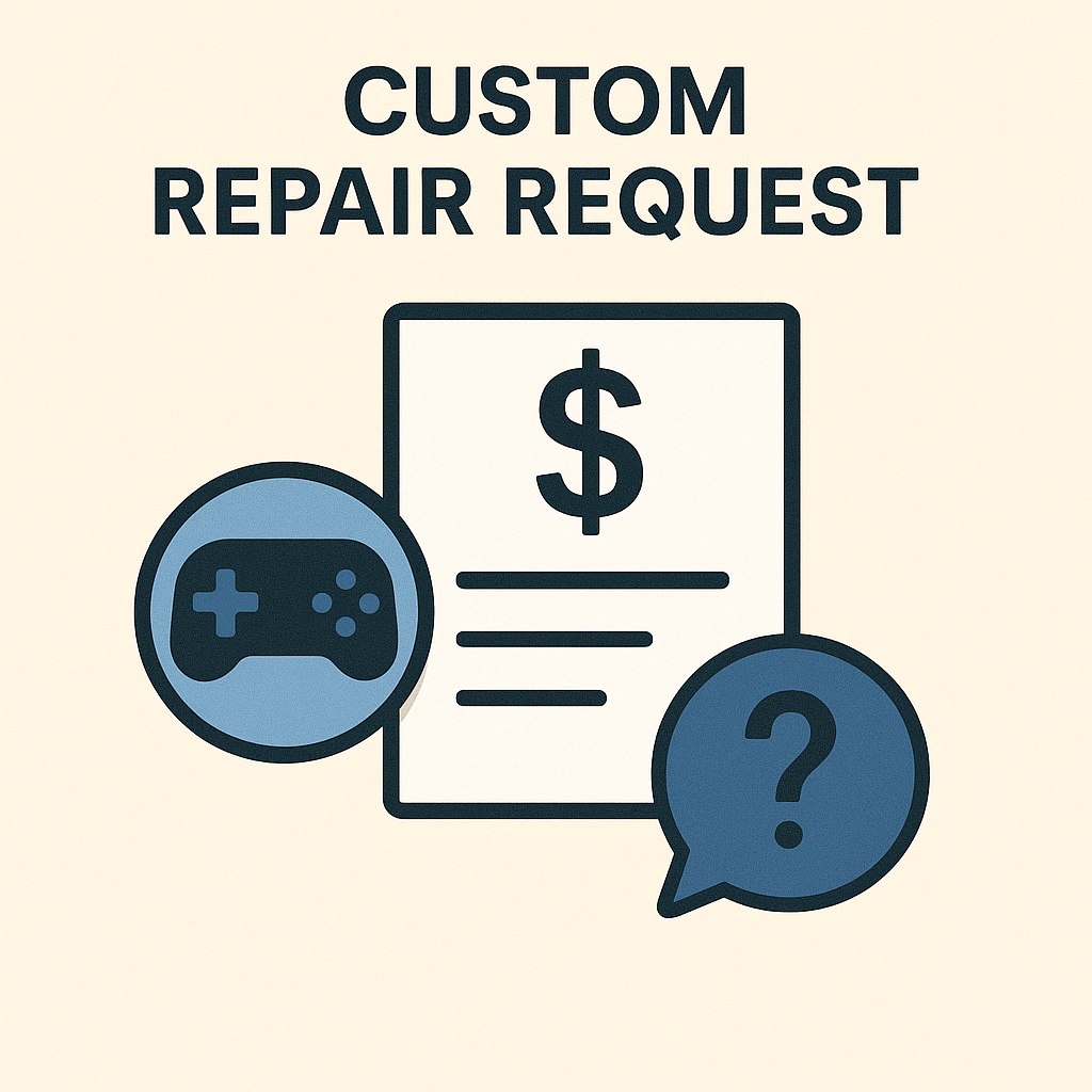 Custom Repair Request – Mail-In Service – DVD Game Exchange Repair Center